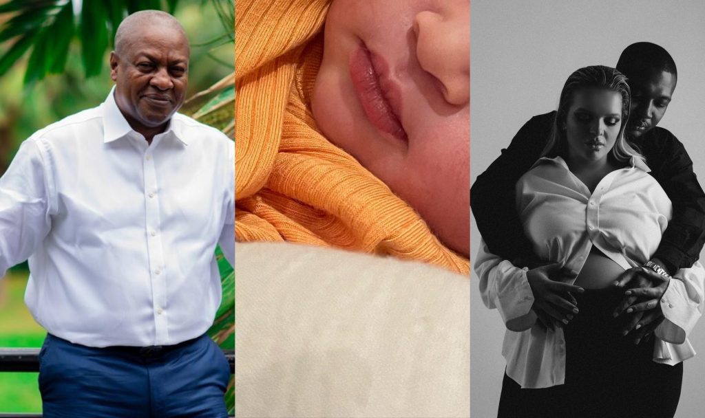 John Mahama gets grandson as his first son's wife delivers cute baby ...