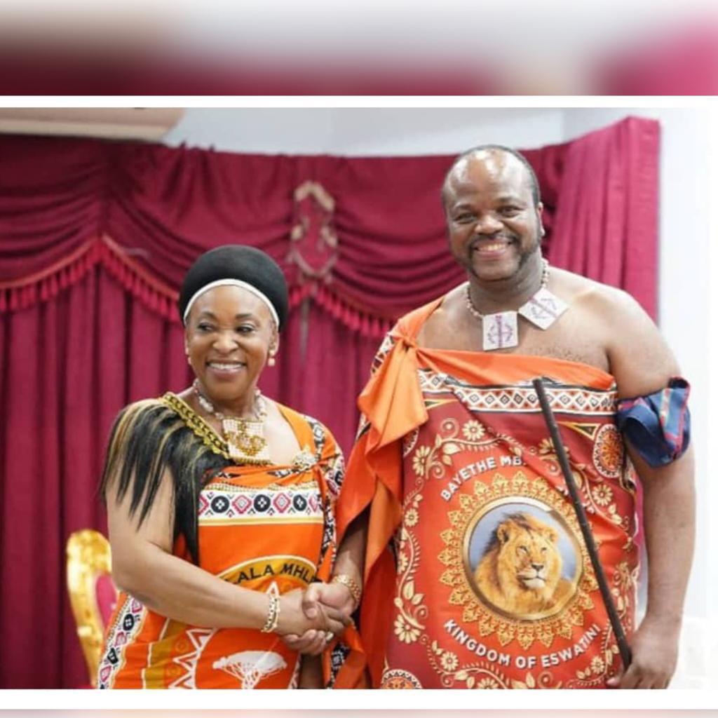 Shirley Ayorkor Botchwey meets King Mswati III at Buganu festival ...