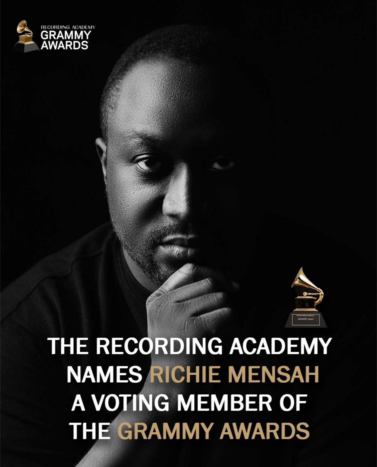 Recording Academy names Richie Mensah a voting member of 68th Grammy ...