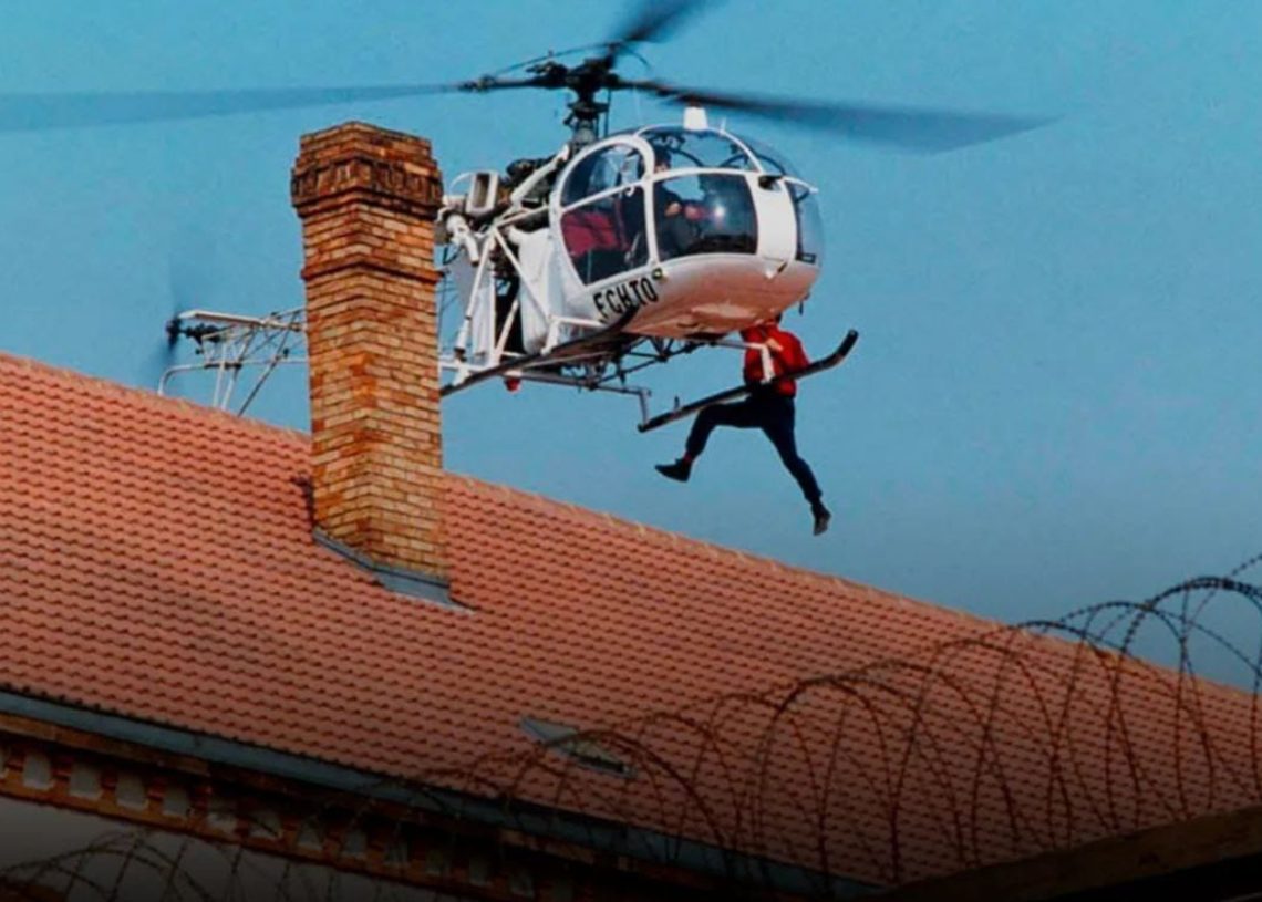 Love took flight in Paris: The daring helicopter prison break that ...